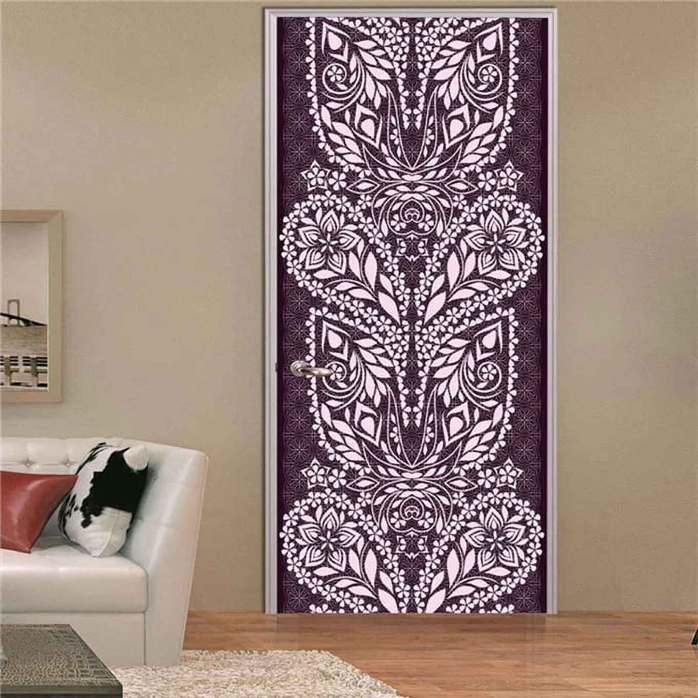 Muslim Festival Decor Wallpaper Door Sticker PVC Self-adhesive Eid ...