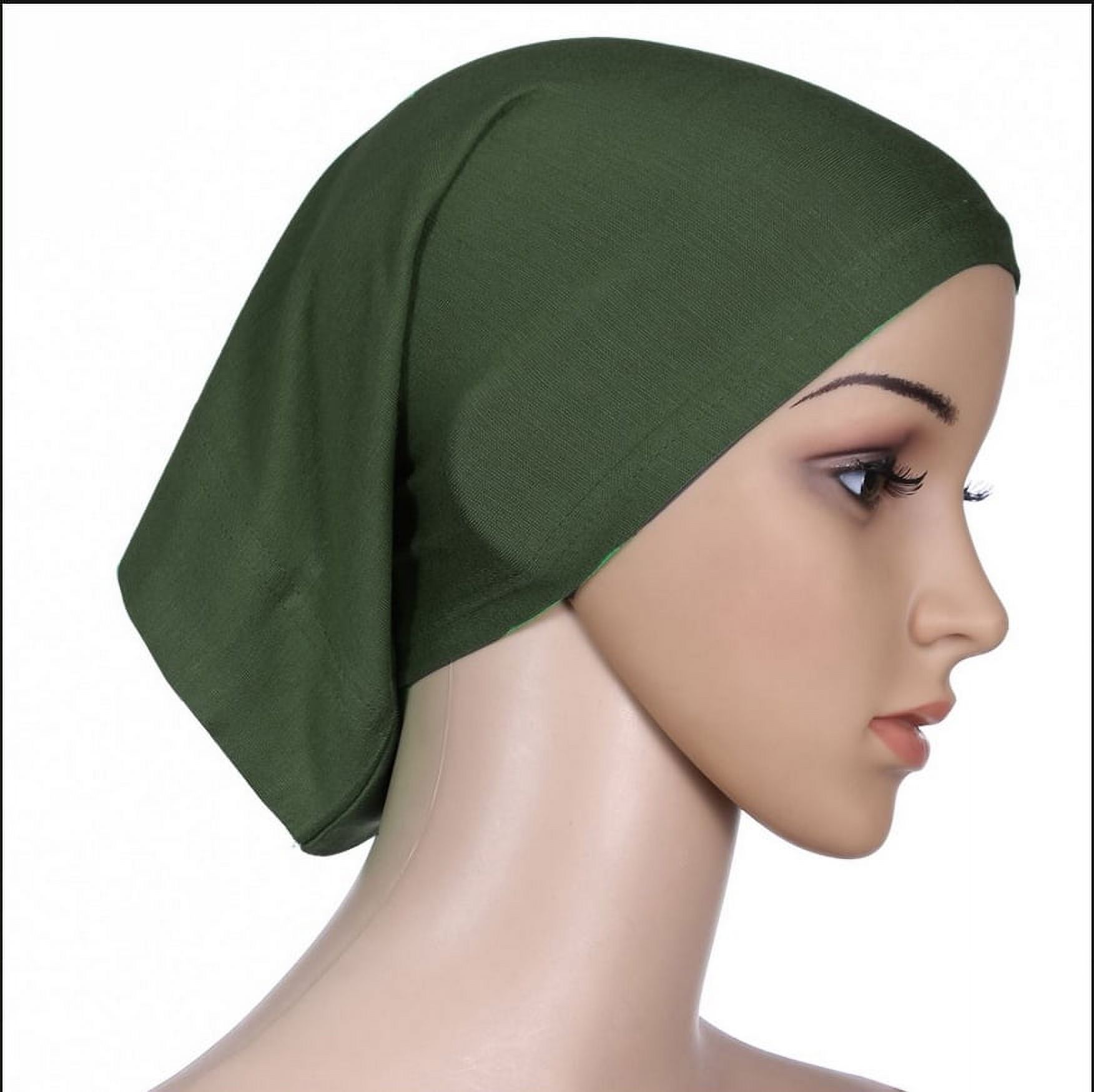 Muslim Head Scarf Lady Women Plain Cotton Islamic Hijab Ladies Wrap ...
