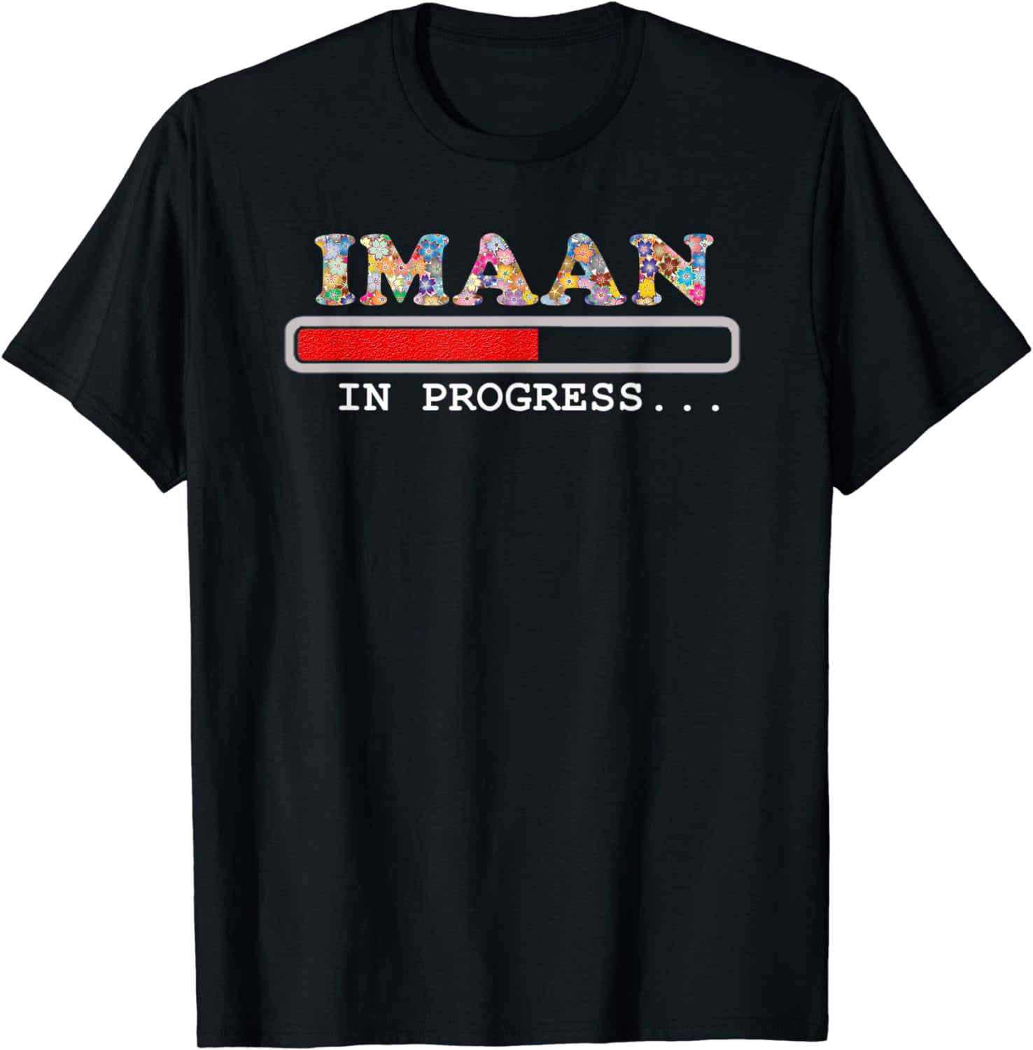 Muslim Imaan Gift Ramadan, Islamic flowers progress loading T-Shirt ...