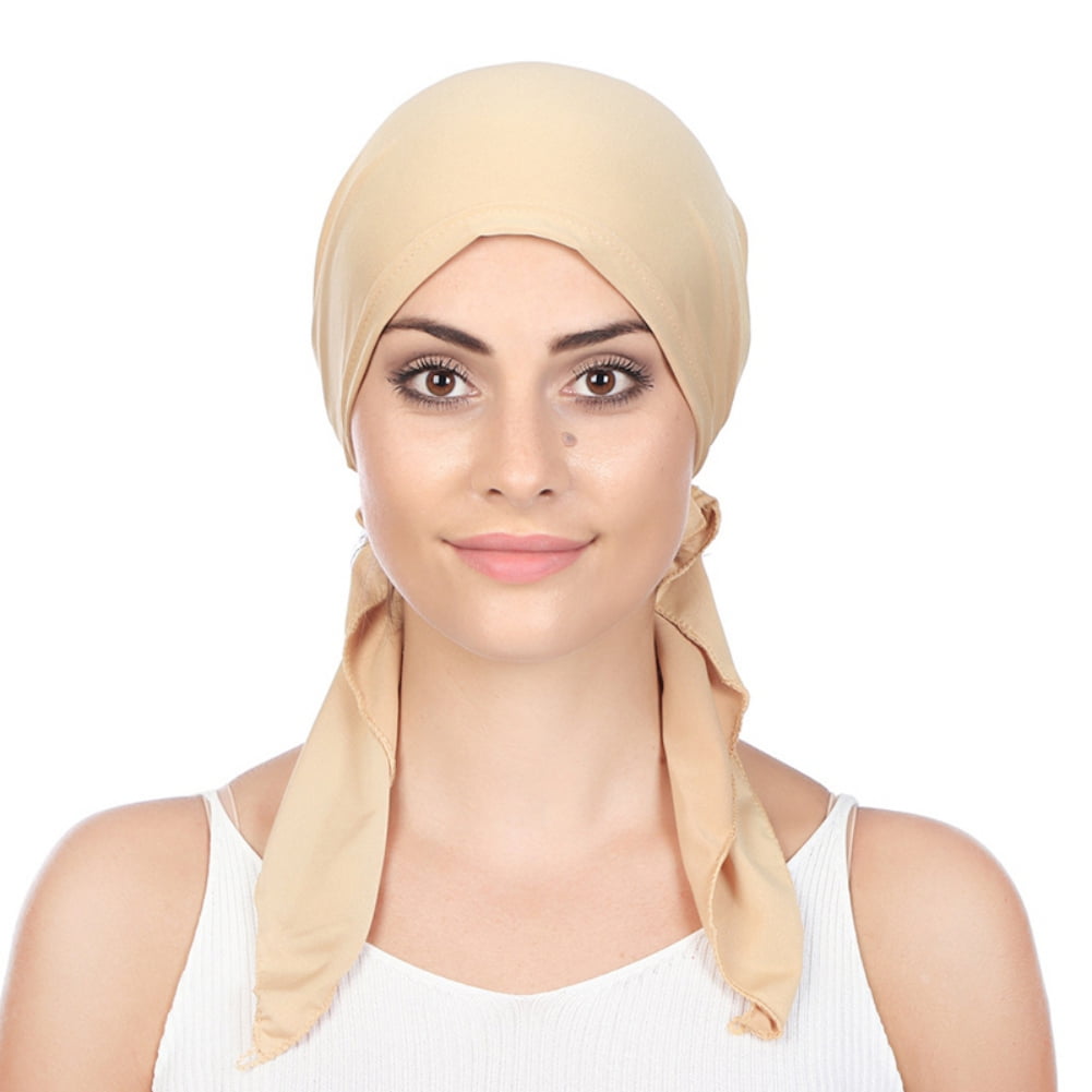 Muslim Inner Hijab Cap for Women Slouchy Adjustable Under Scarf Hijab ...