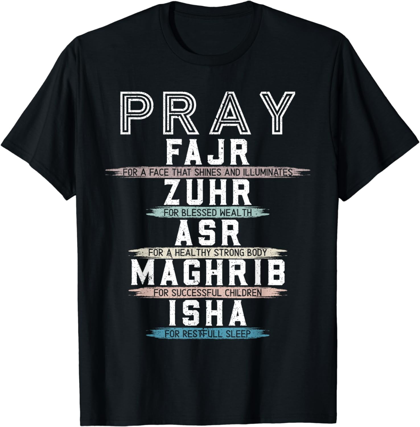 Muslim Islam Quran Mosque Ramadan Religion Islamic Dua T-Shirt ...