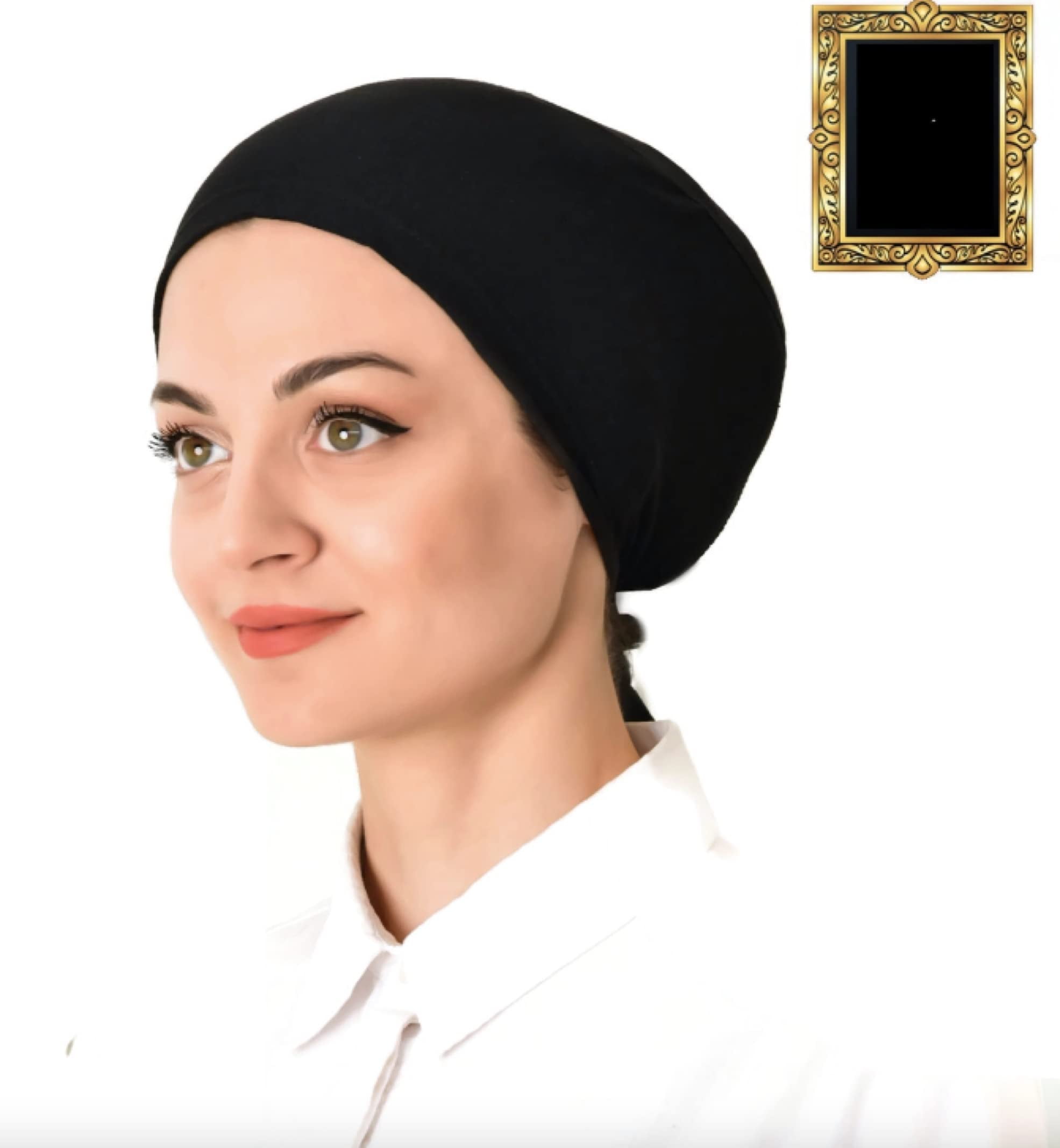 Muslim Mini Hijab Cap for Women, Chemo Cap and Underscarf Headwear 100% ...