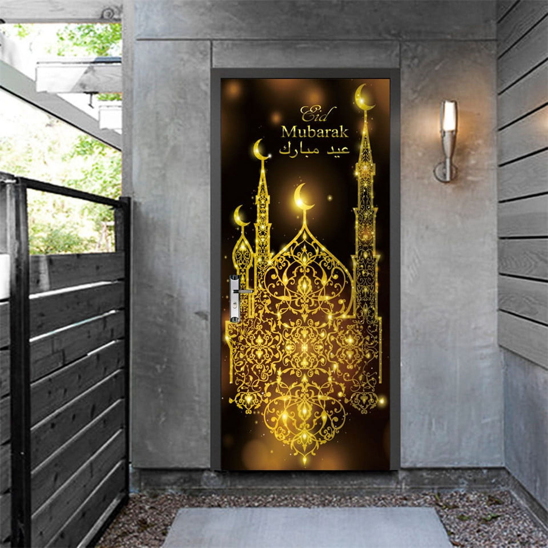 Muslim New Year Door Sticker Peel and Stick Wallpaper Waterproof Poster ...