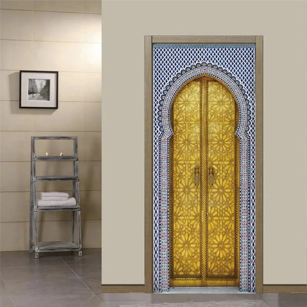 Muslim Peel & Sticker Door Stickers Home Decor Art Mural Living Room ...