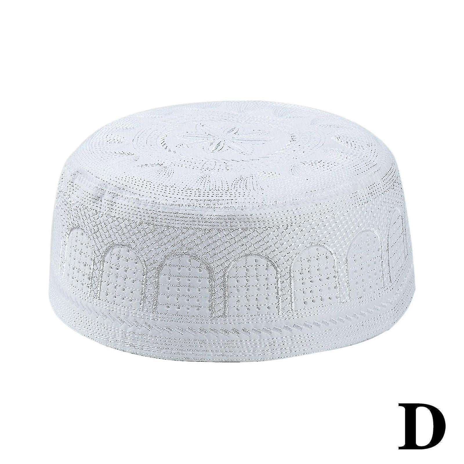 Muslim Prayer Cap For Men Embroidered Islamic Clothing Arab Jewish Hats ...