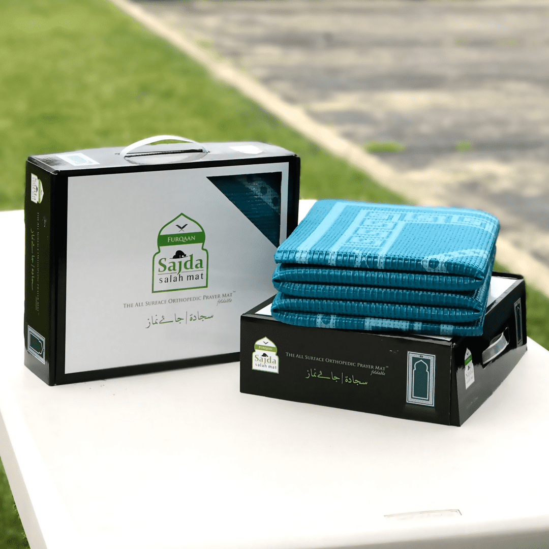 Muslim Prayer Rug, Foldable Islamic Interactive Praying Ritual Mat ...