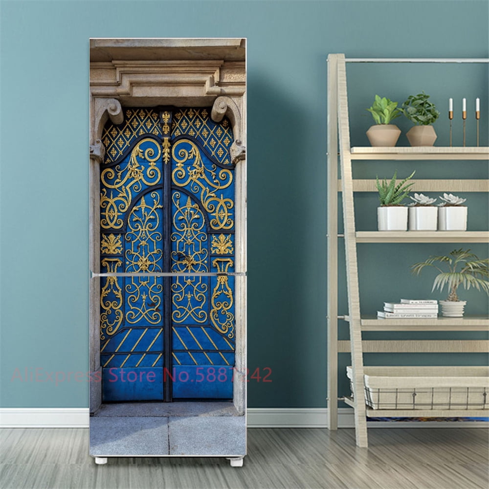 Muslim Ramadan Decoration Fridge Stickers Door Cover Mubarak Kareem ...