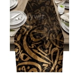 Muslim Ramadan Festival Table Runner Islamic Mosque Ramadan rations ...