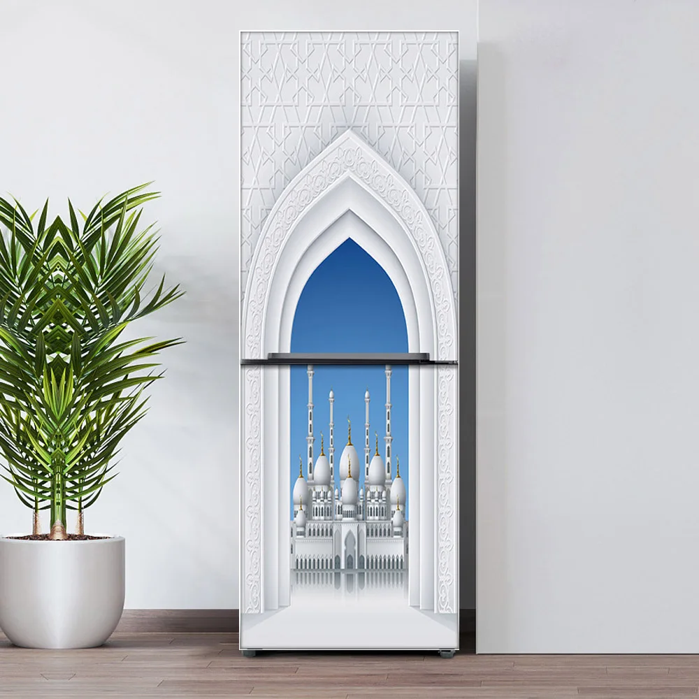Muslim Ramadan Fridge Sticker Wallpaper Islam Refrigerator Self ...