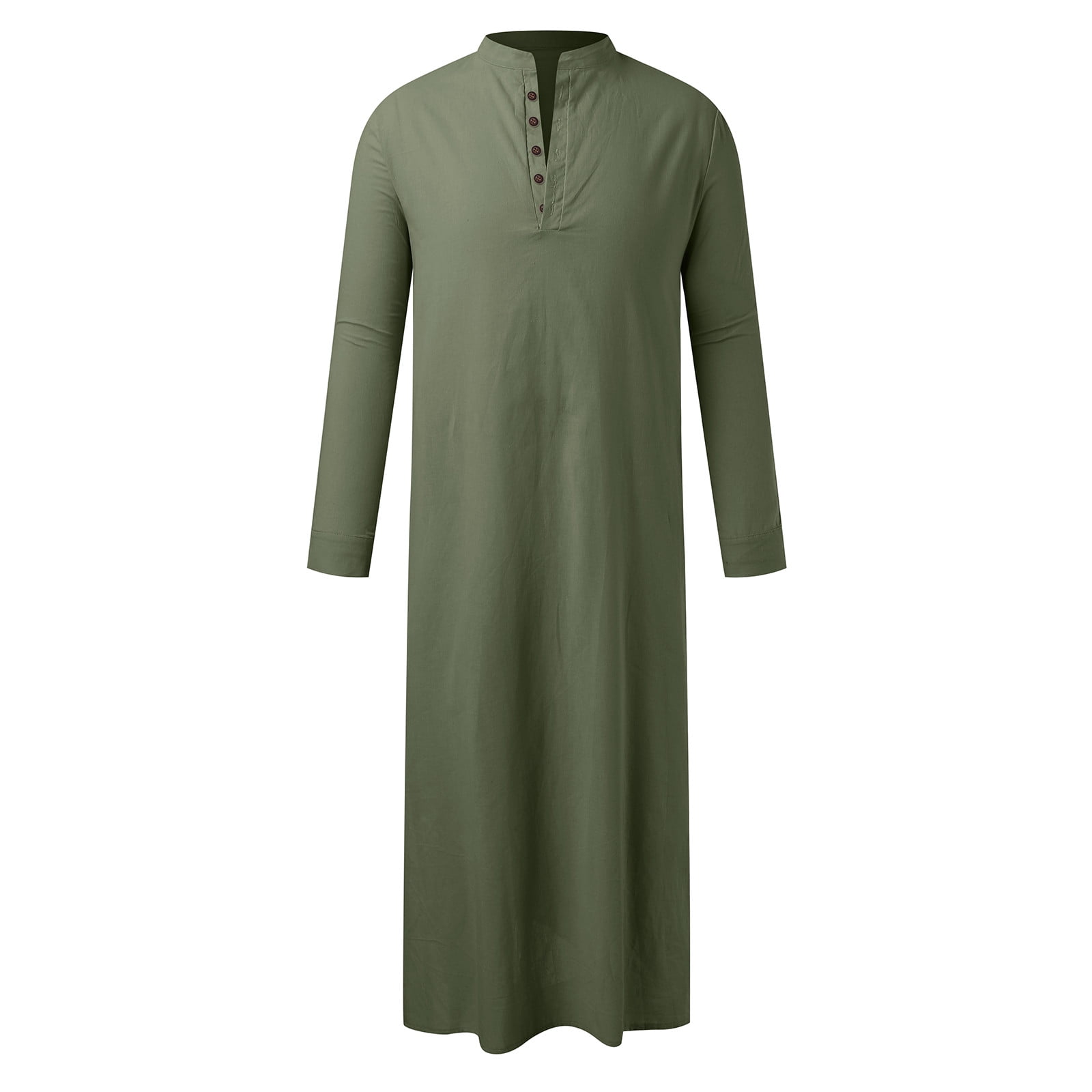 Robe For Men Arab Half Sleeve Kaftan Arabic Abaya Thobe Casual Loose ...