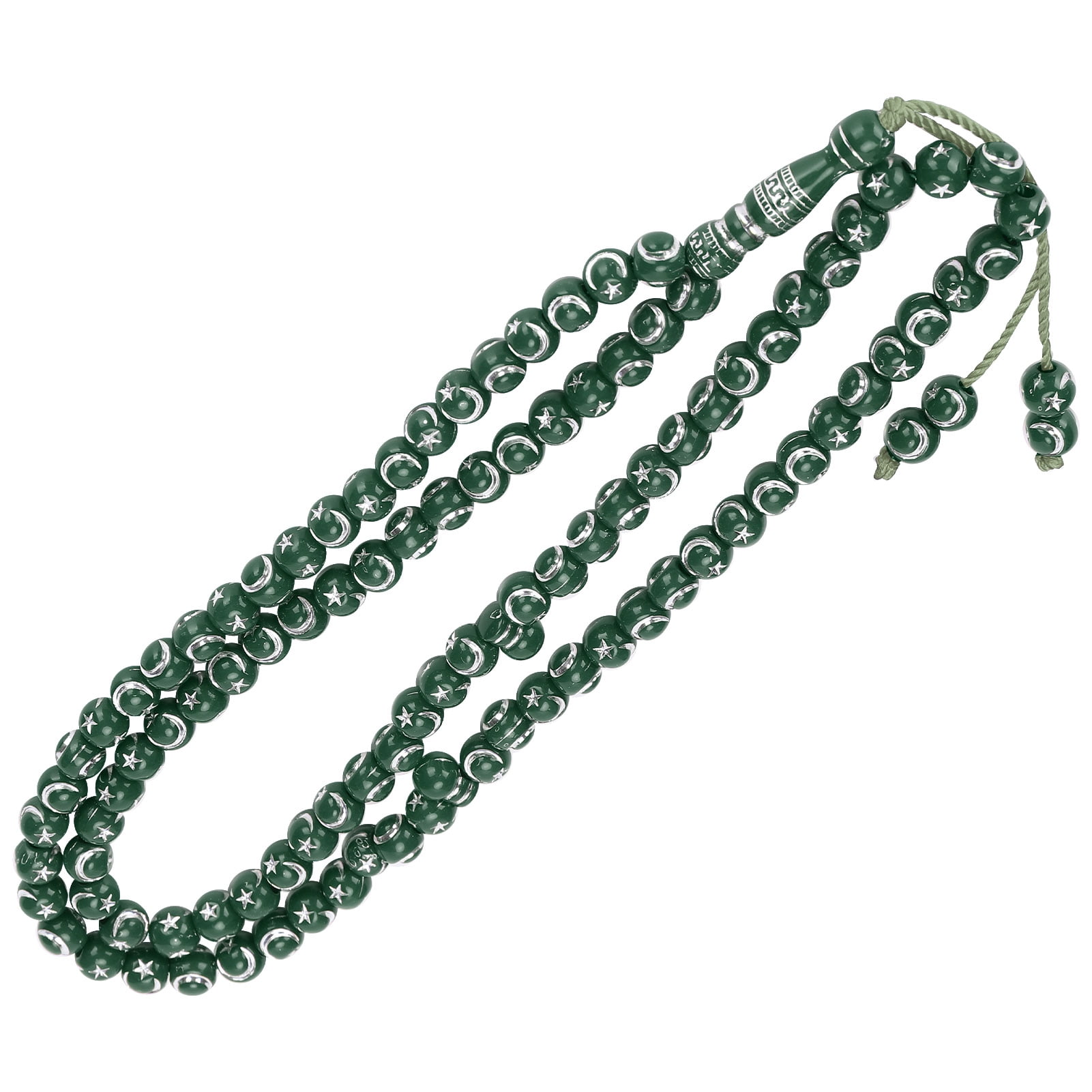 Muslim Rosary Beads Islamic Worship Prayer Tool 99 Grains Resin Gilding ...