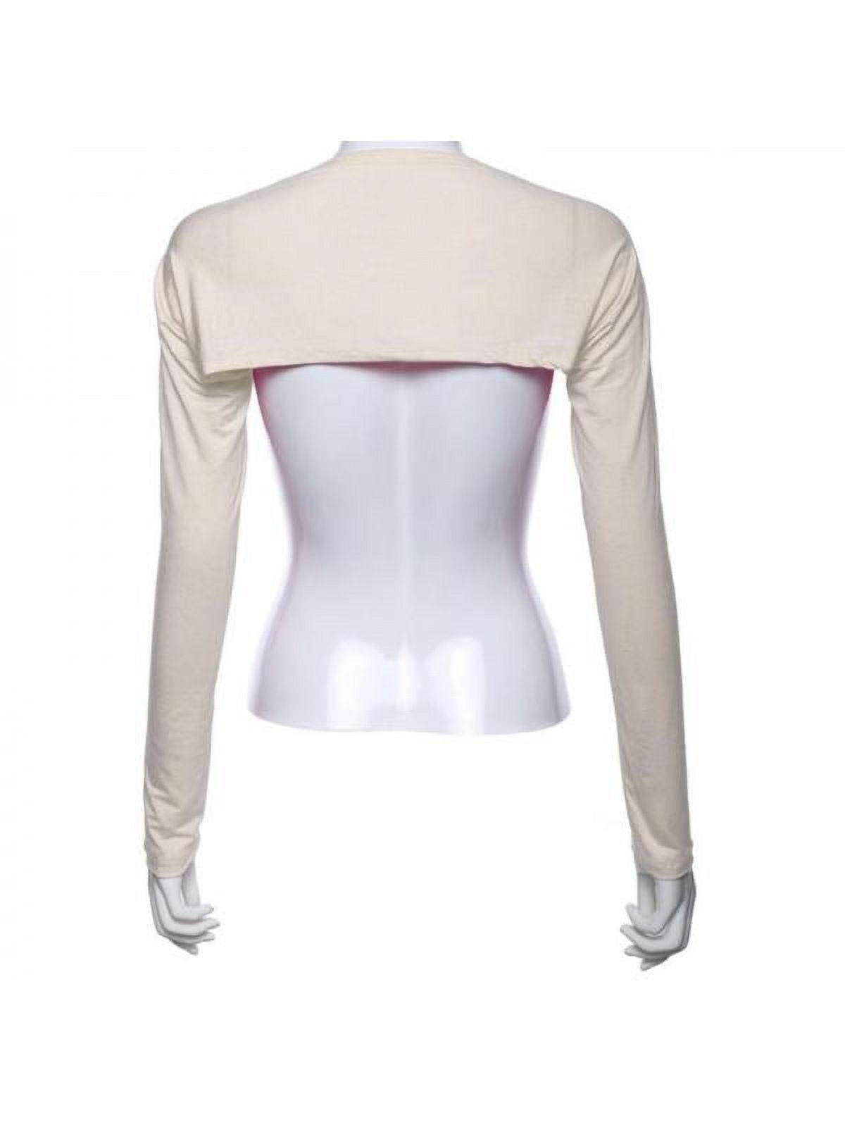 Muslim Shrug Womens Long Sleeved Bolero Style Arm Sleeves Islam Hijab ...