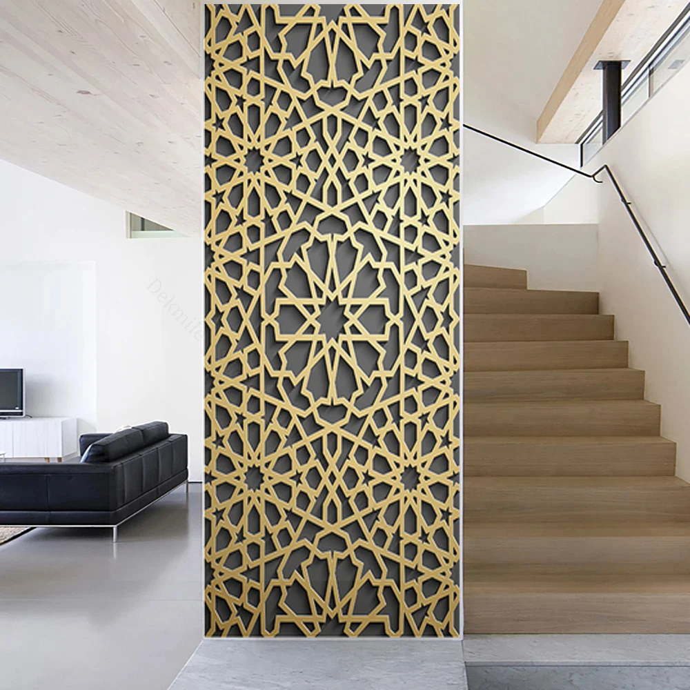 Muslim Styles Islamic DIY Door Wallpaper Art Mural Morocco Architecture ...