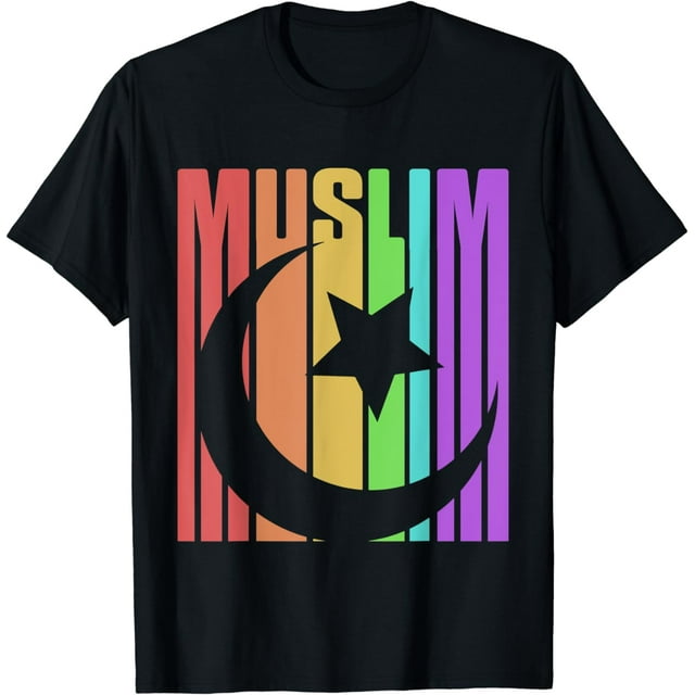 Muslim Symbol Islam Allah Mosque Quran Alhamdulillah Gift T-Shirt ...