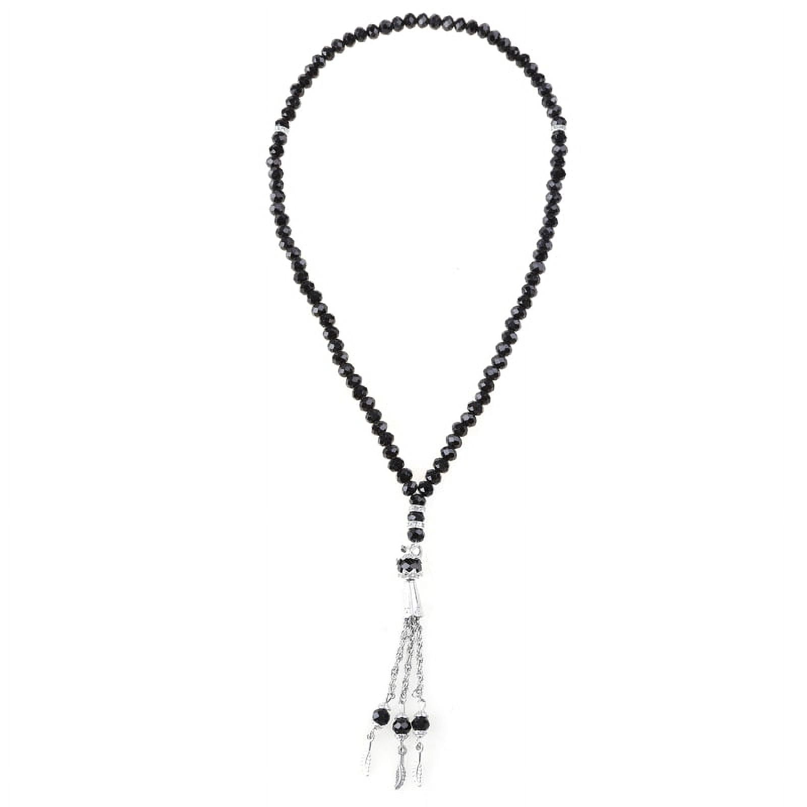 Muslim Tasbih 99 Beads Islam Prayer Crystal Rosary Islamic Worship ...