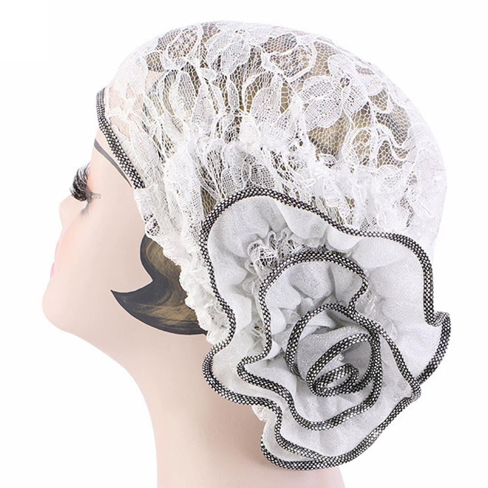 Muslim Turban Cap,Stretchy Vintage Lace Headscarf Hijab Headband Turban ...