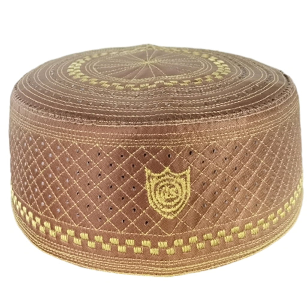 Muslims Kufi Hat for Men Islamic Prayer Lightweight Embroidery Cap ...