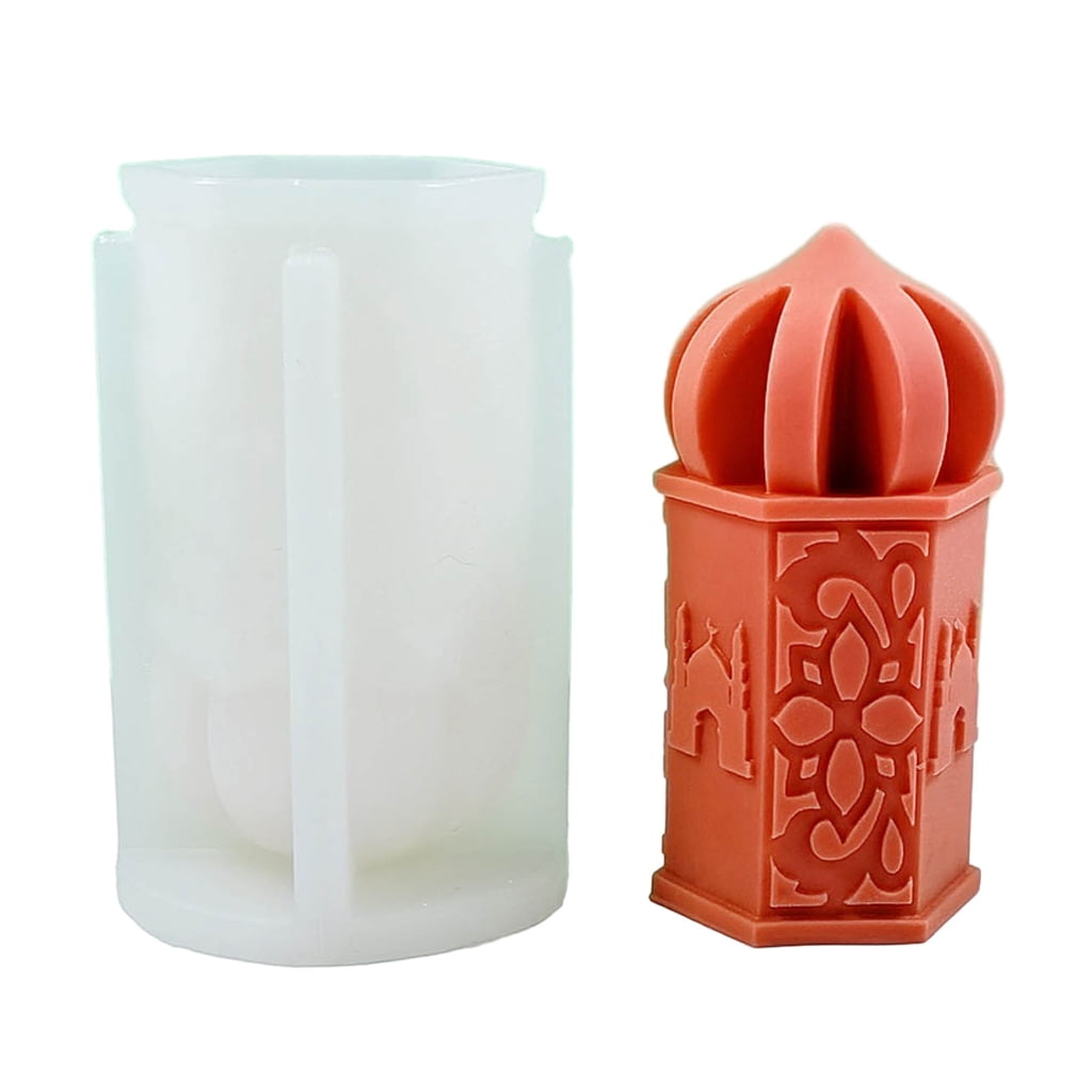 Eid Candle Silicone Mould 3D Sculpture Scented Candle Making Muslims ...