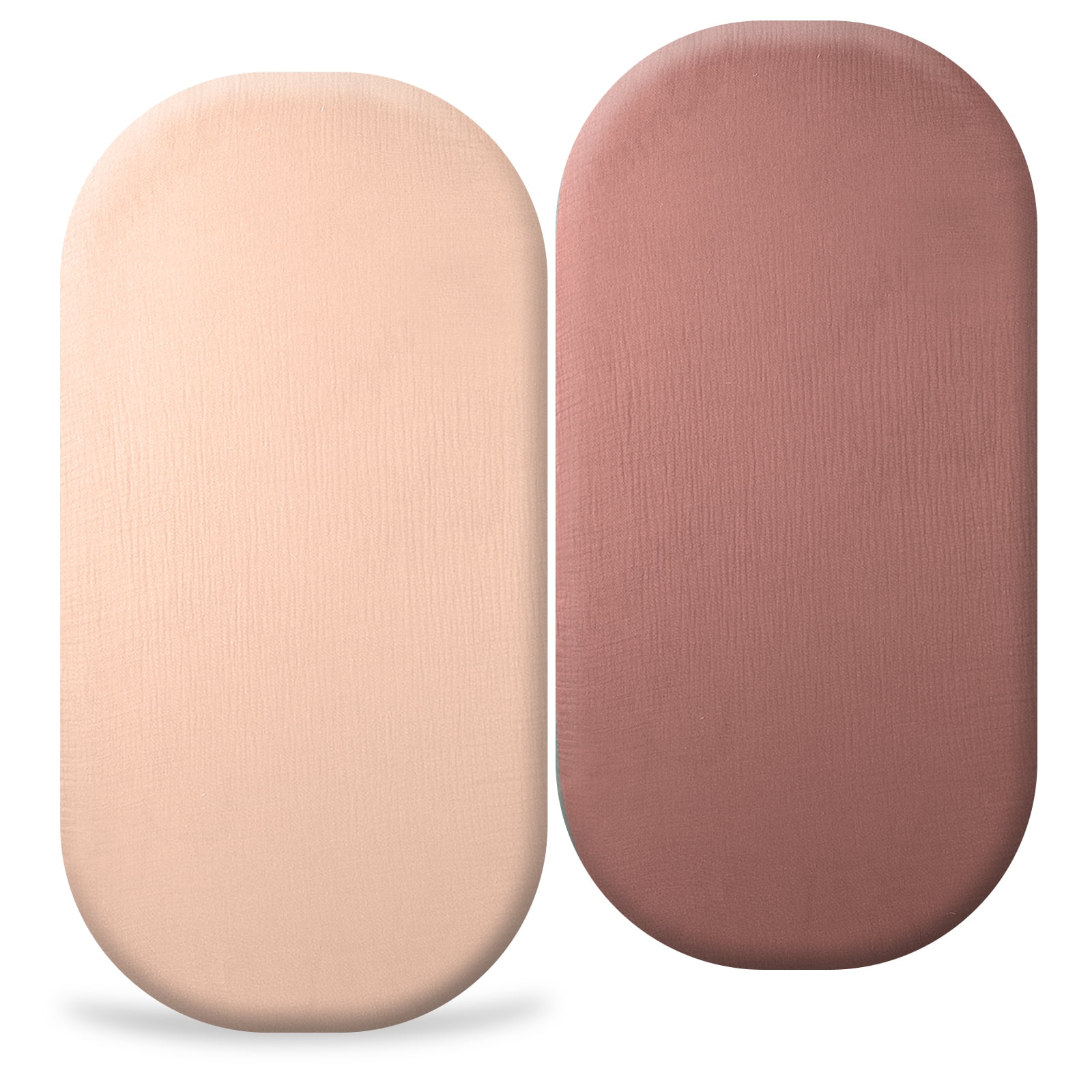 Muslin Bassinet Sheets for Baby Boy Girl,Breathable Baby Bassinet ...