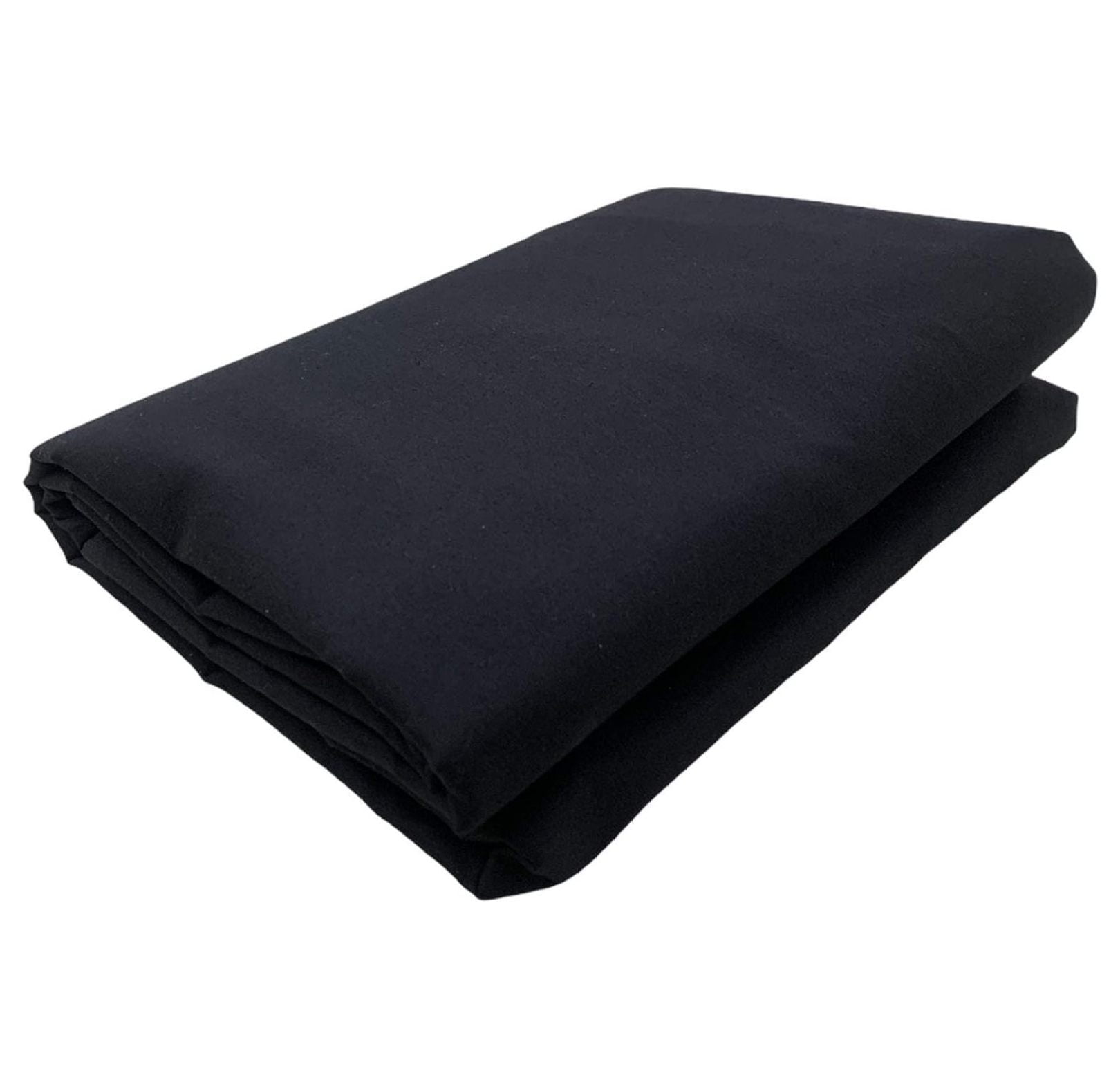 Muslin Fabric/Textile - Draping Fabric - Black 5 Yards Medium Weight ...