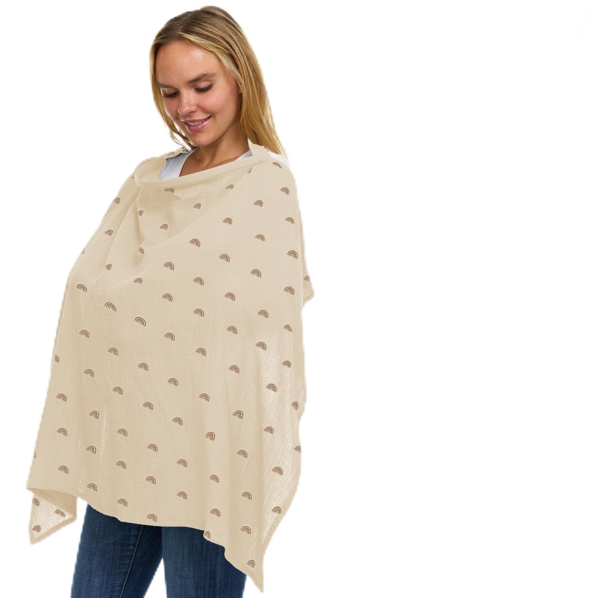 Muslin Nursing Cover Up for Breastfeeding - Breast Feeding Covers for ...