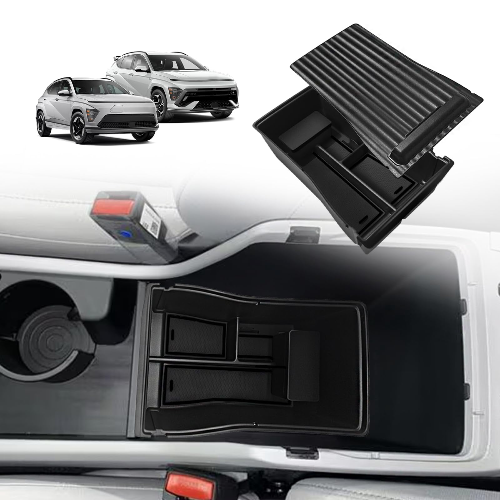 Muslogy Center Console Organizer IFF17 Compatible with 2024 Hyundai ...