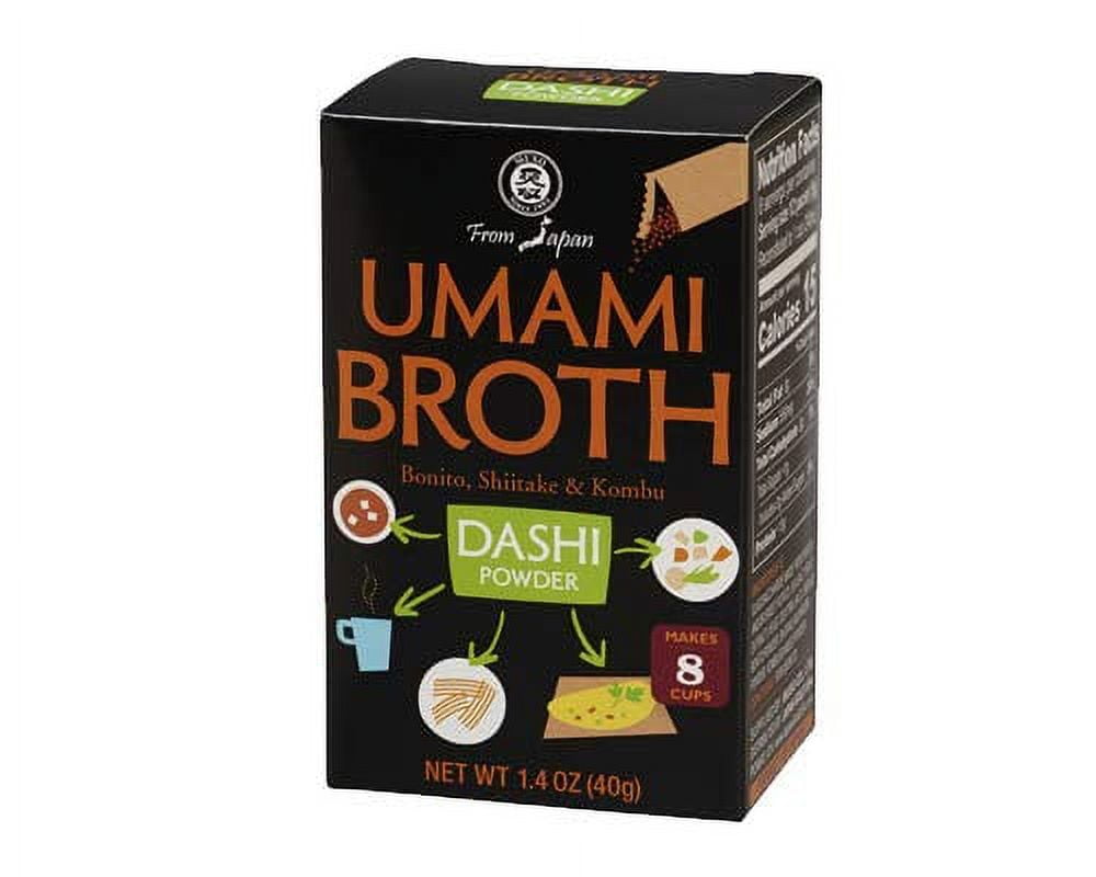 Muso From Japan Umami Bonito Dashi Broth Powder, 1.4oz, 4 Sachets ...