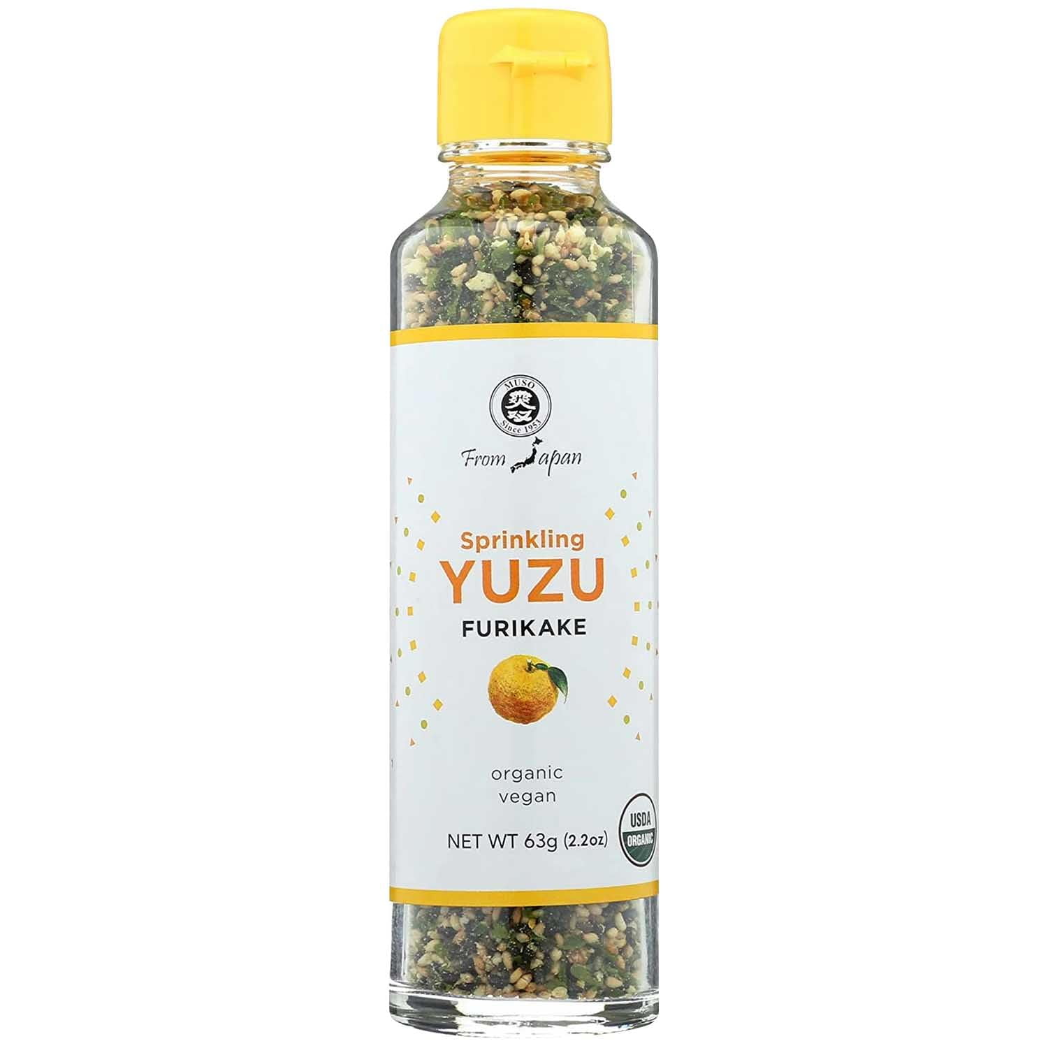 Muso from Japan - GGA1 Yuzu Furikake Seasoning, USDA Organic, Vegan ...