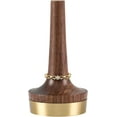 Muso Wood Walnut Wooden Ring Holder for Jewelry, Cone Engagement ...