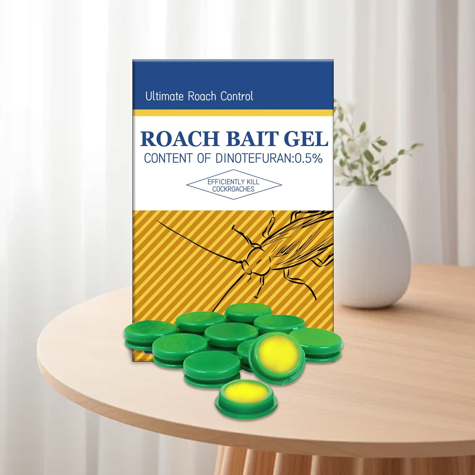 Musol Roach Bait - Cockroach Killer Indoor Infestation, Roach Traps ...