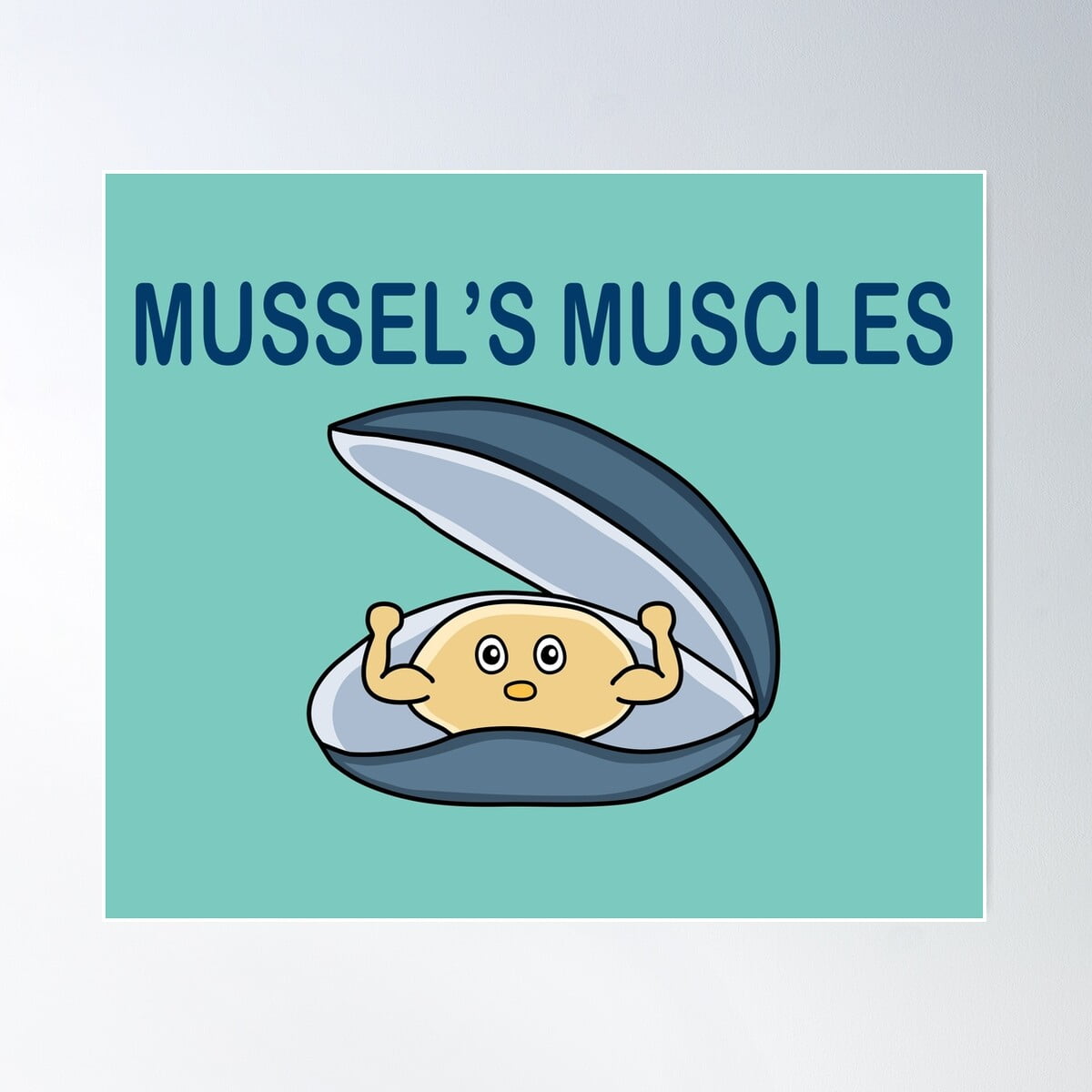 Mussel'S Muscles Poster Wall Art, Modern Wall Decor For Living Room ...