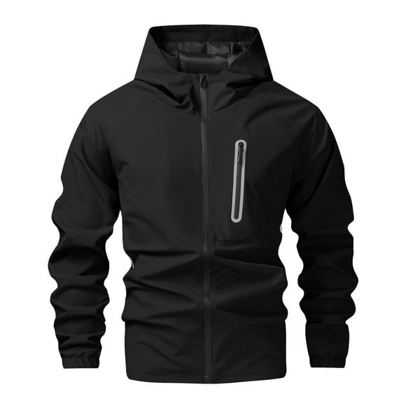 Must Have Easy Dressing Windproof Hooded Jacket for Men Winter Fall ...