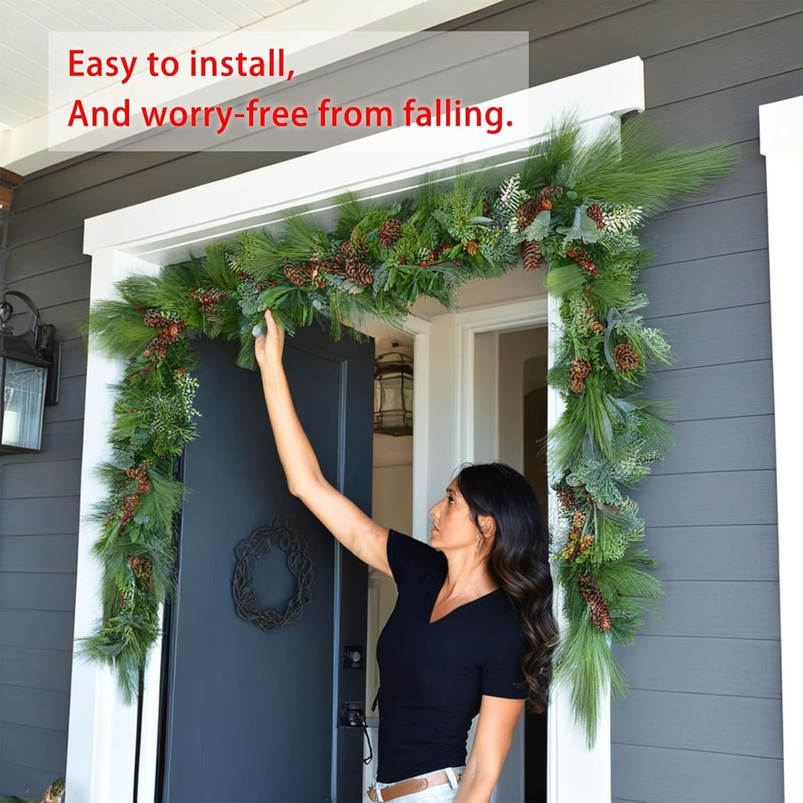 Must-Have Heavy-Duty Christmas Garland Hanging Stand - Adjustable ...