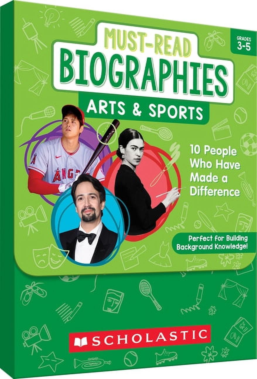 Must-Read Biographies: Arts Sports: Knowledge-Building Stories of 10 ...
