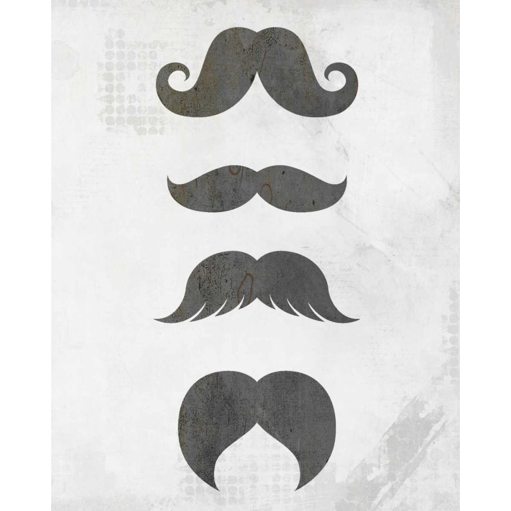 Mustache 2 Poster Print by Kimberly Allen - Walmart.com