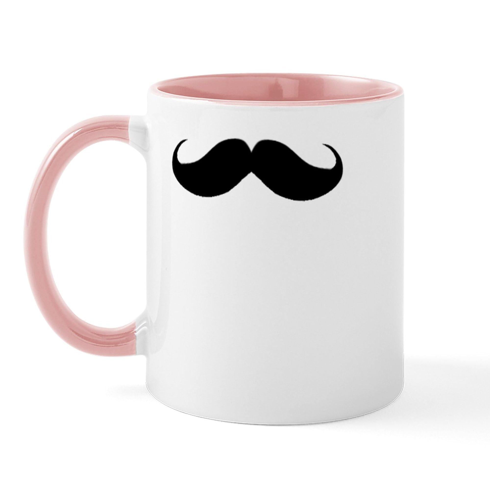 Mustache Mug: Two Mustaches Mugs (325 ml) Ceramic Coffee Mug 11oz ...