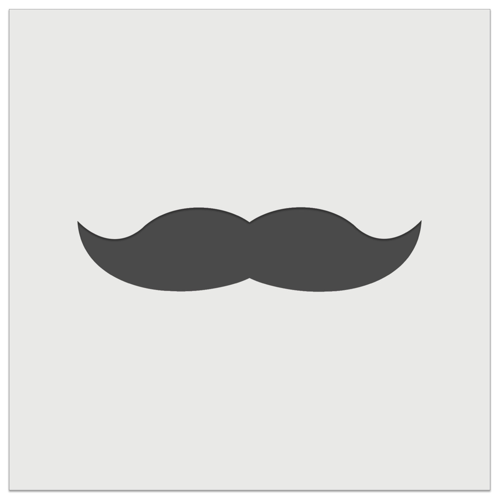 Mustache Solid DIY Cookie Wall Craft Stencil - 4.5 Inch - Walmart.com