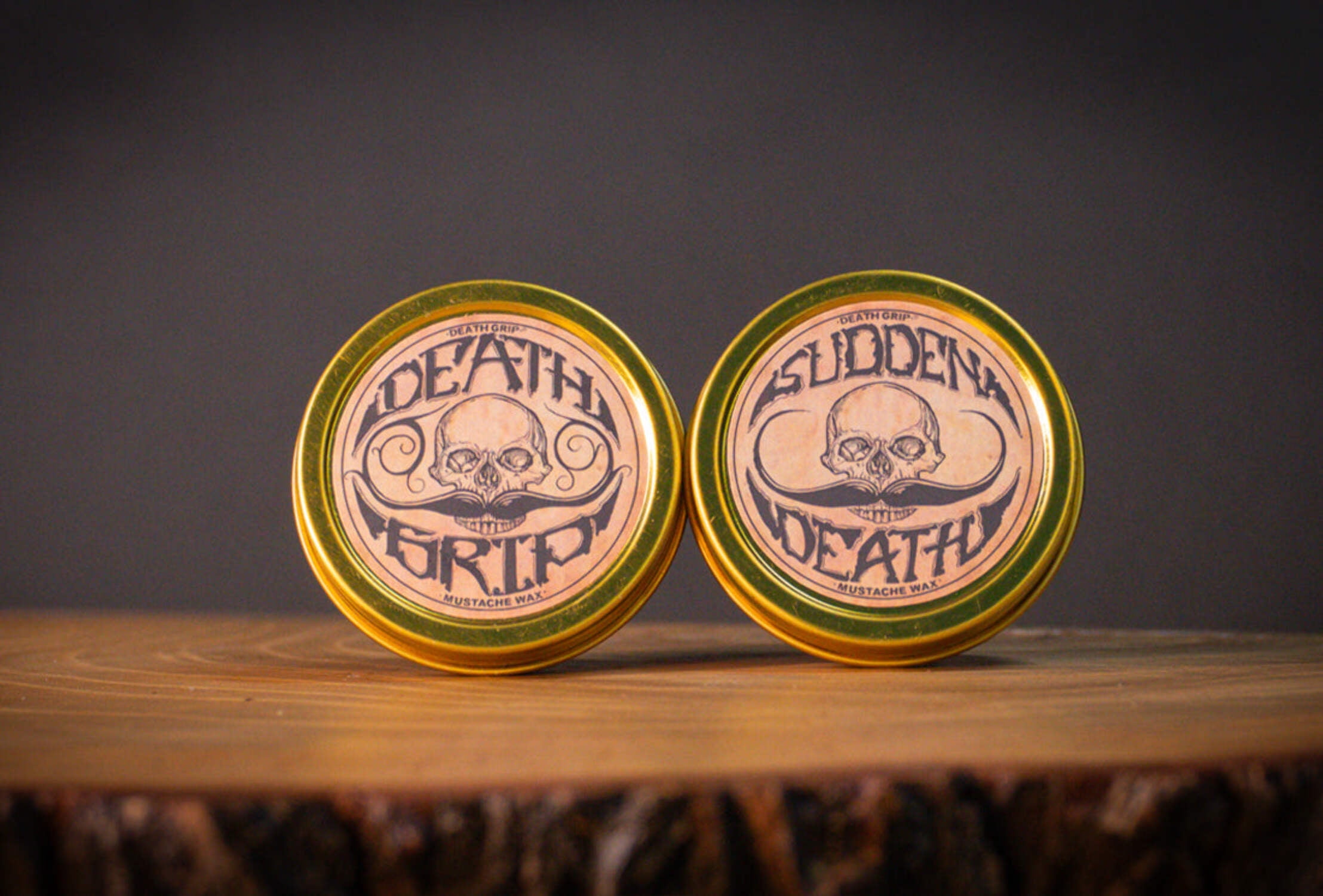 Death Grip & Sudden Death Mustache Wax Combo Kit | Extra Strong ...