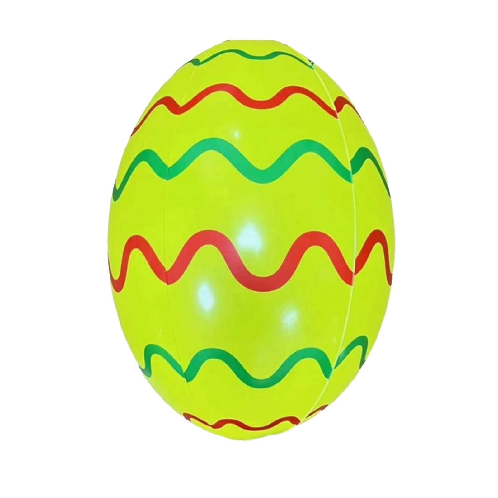 Mustacti 16 Inch Easter Egg Inflatable Outdoor Decorations Happy Easter ...