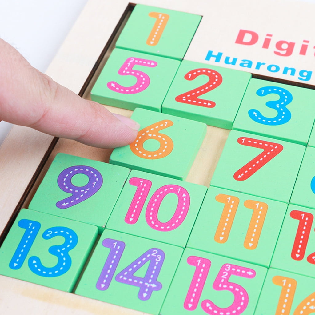 Mustacti Board 1-16 Consecutive Numbers Wooden Educational Game for ...