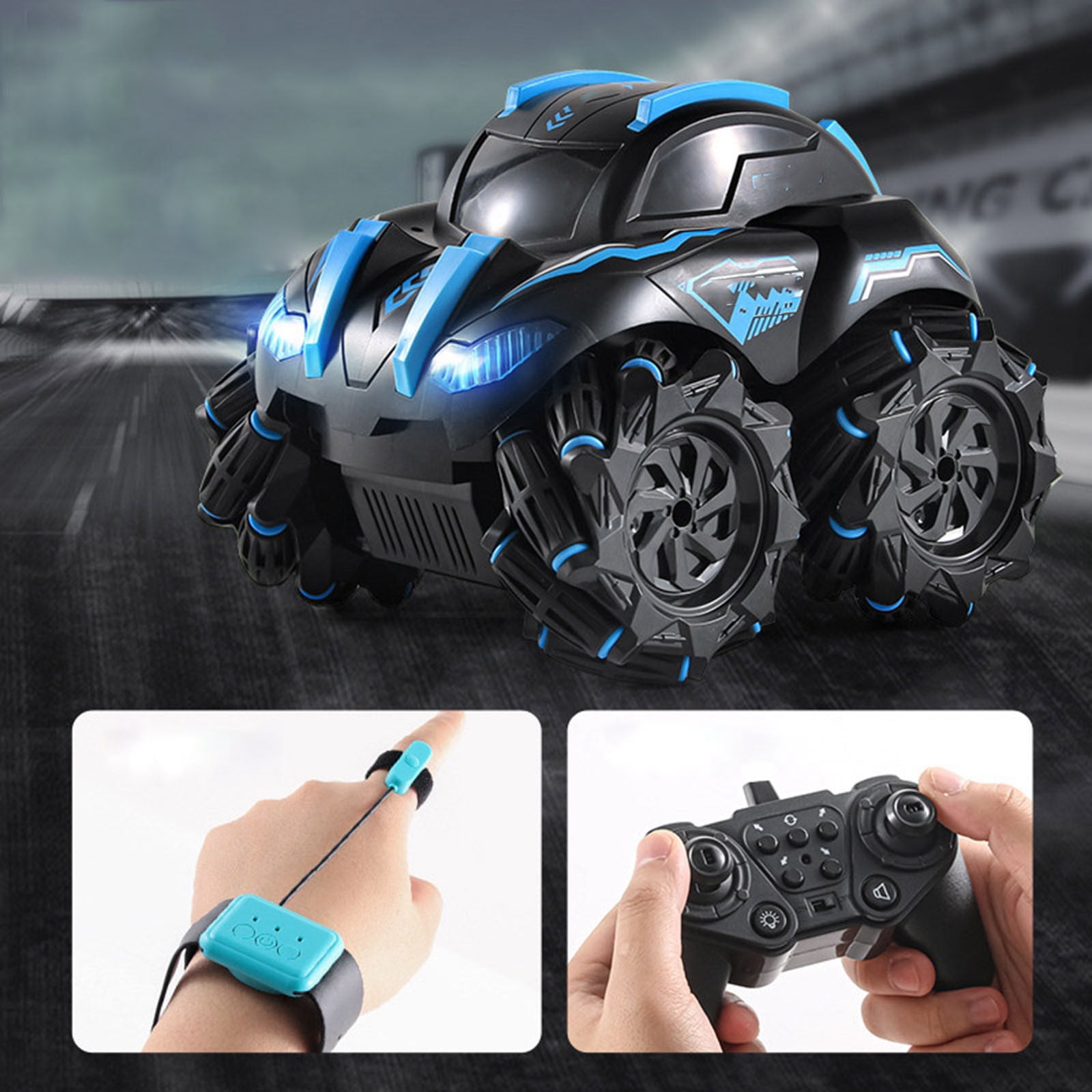 Mustacti Border New 360° Tumble Remote Control Stunt Drift Car With ...