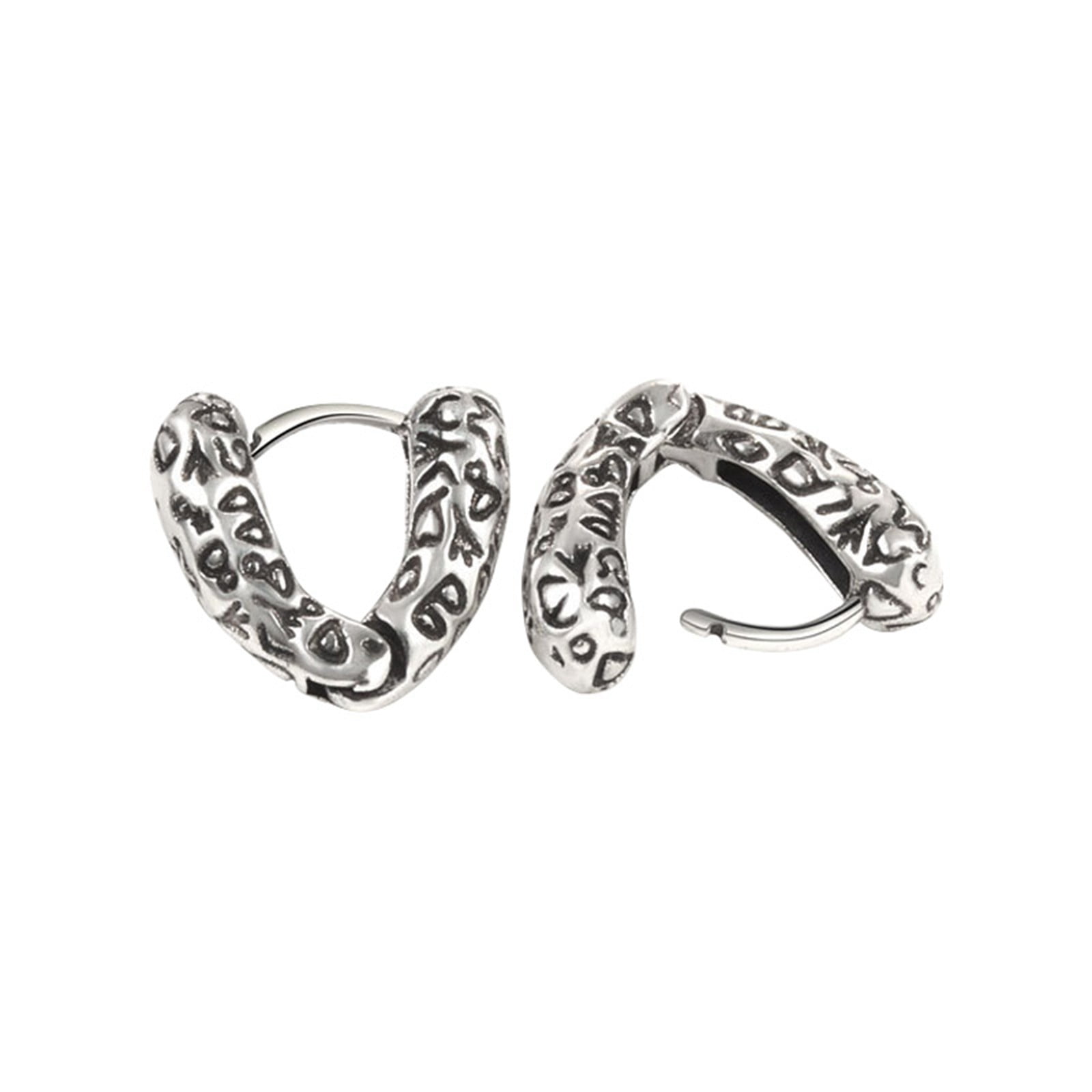 Mustacti Earrings For Girls Design Light Advanced Peach Heart Ear Clips Temperament Cold Style