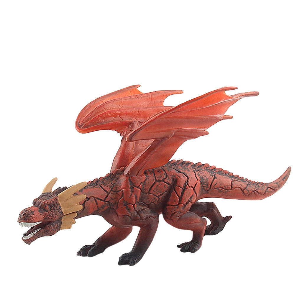 Mustacti Fiery Toy Figure Realistic Dinosaur Model Kids Birthday Toys ...
