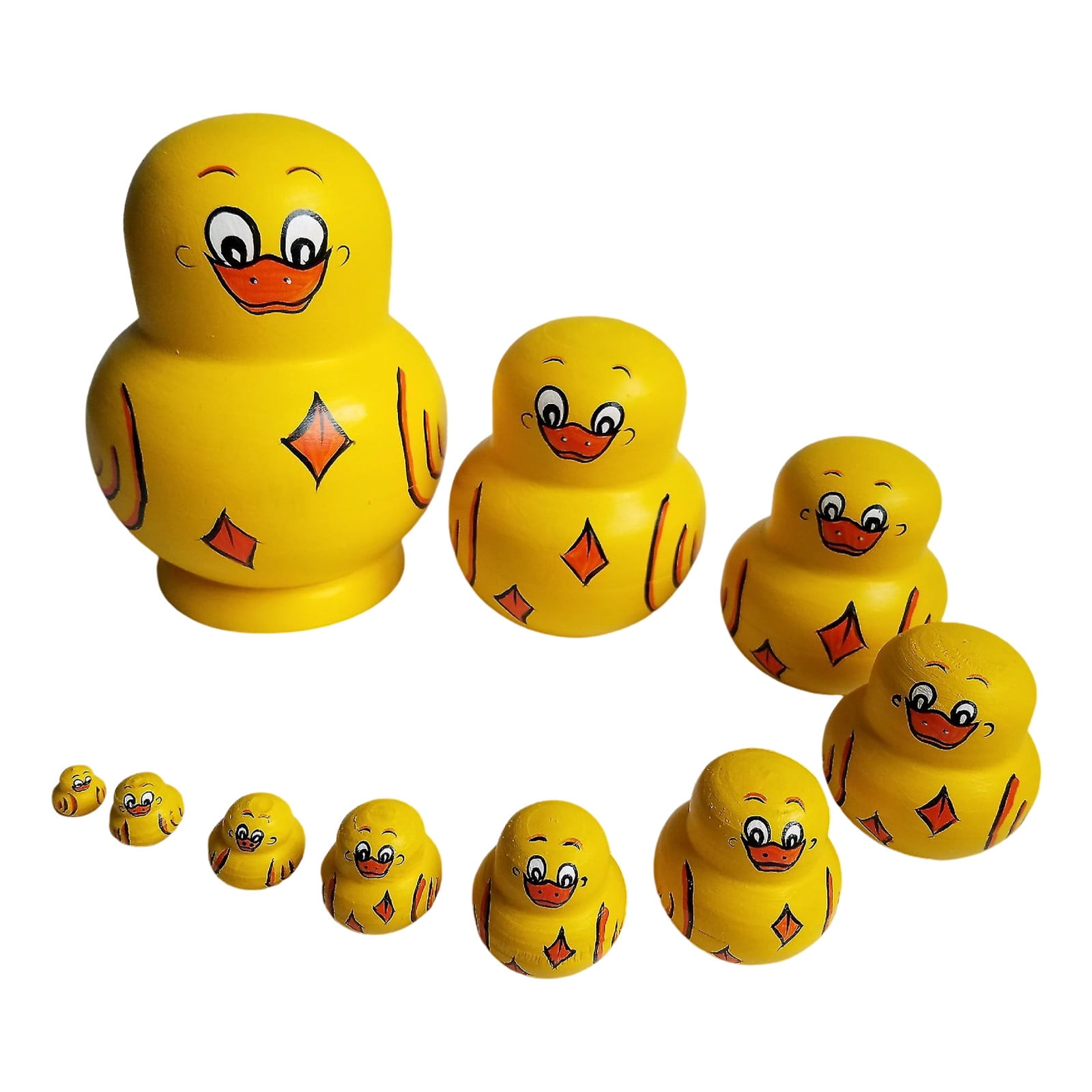 Mustacti Nesting Dolls Set Of 10pcs Matryoshka Dolls Easter Nesting ...