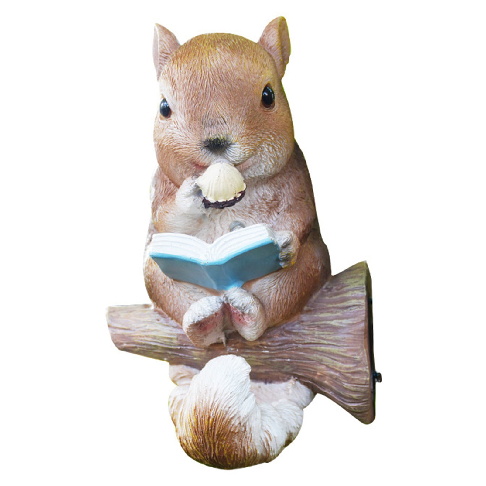 Mustacti Solar LED Squirrel Light Squirrel Solar Resin Garden ...