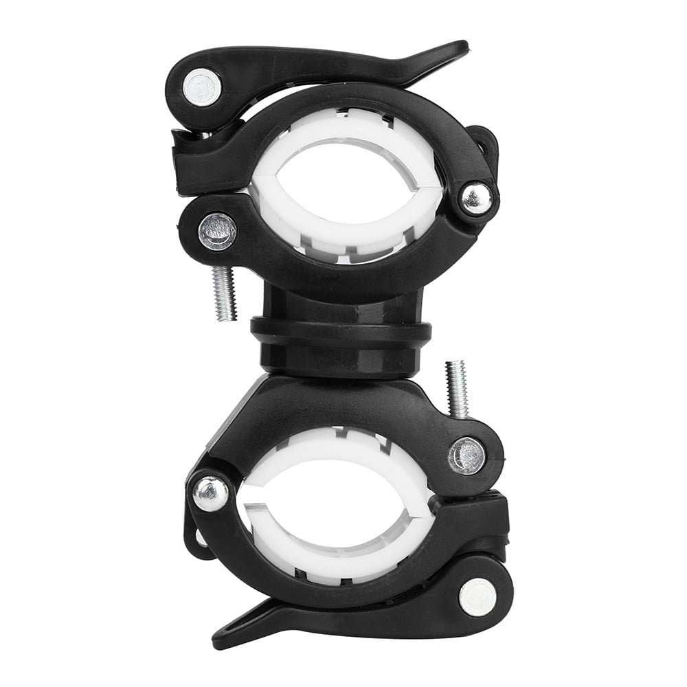 Mustacti Torch Clip Mount Front Light Bracket Flashlight Holder 360 ...