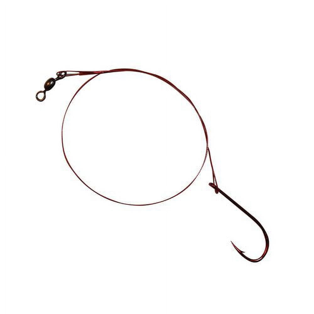 Mustad 30 Lb. Wire Leader, Red, Size 3/0 - Walmart.com