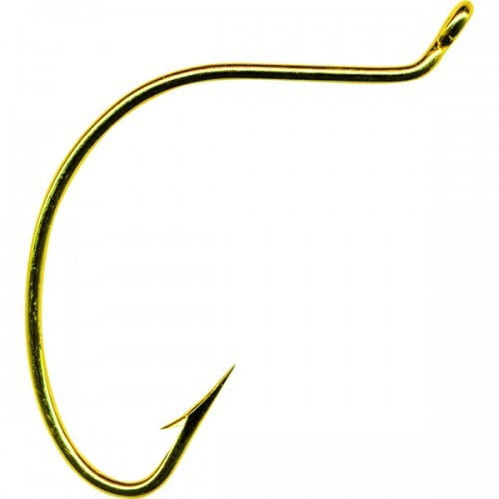 Mustad 37160-GL-2/0-100 Classic Wide Gap Fishing Hook Size 2/0 ...