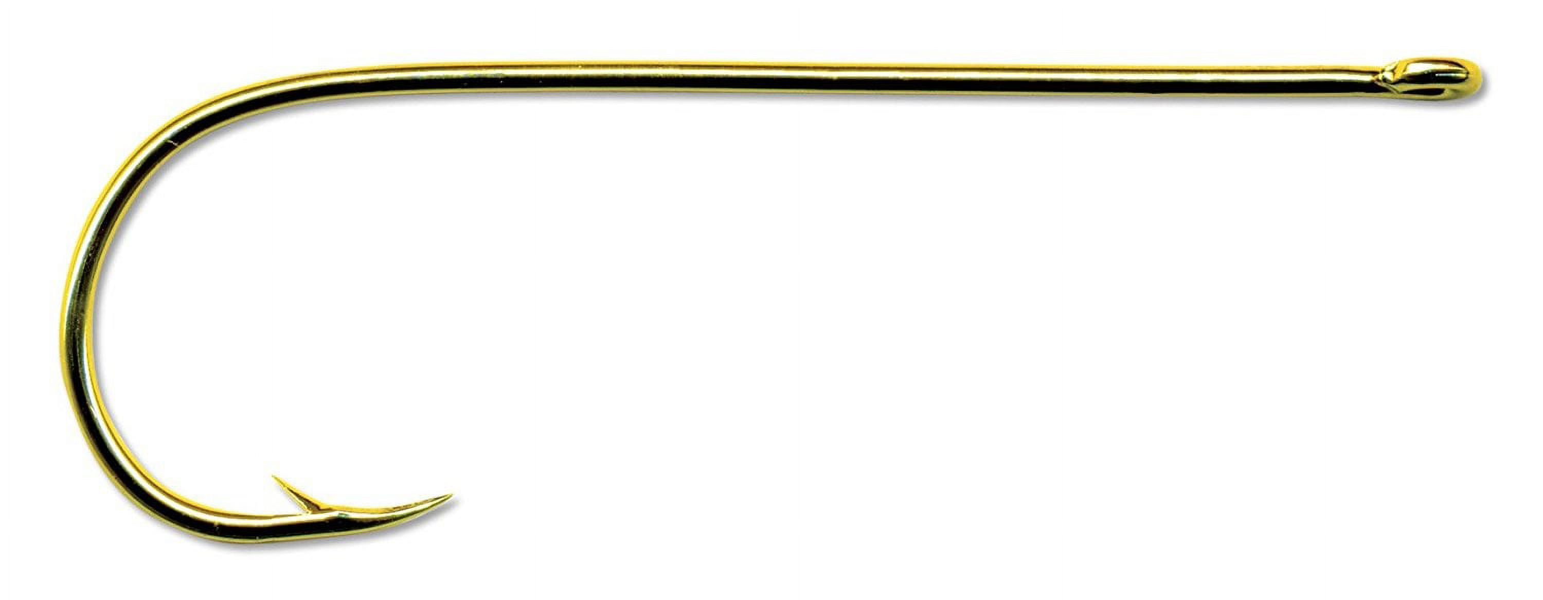 Mustad 37363 Aberdeen Extra Fine, Point Bent In Classic Hook - Gold ...