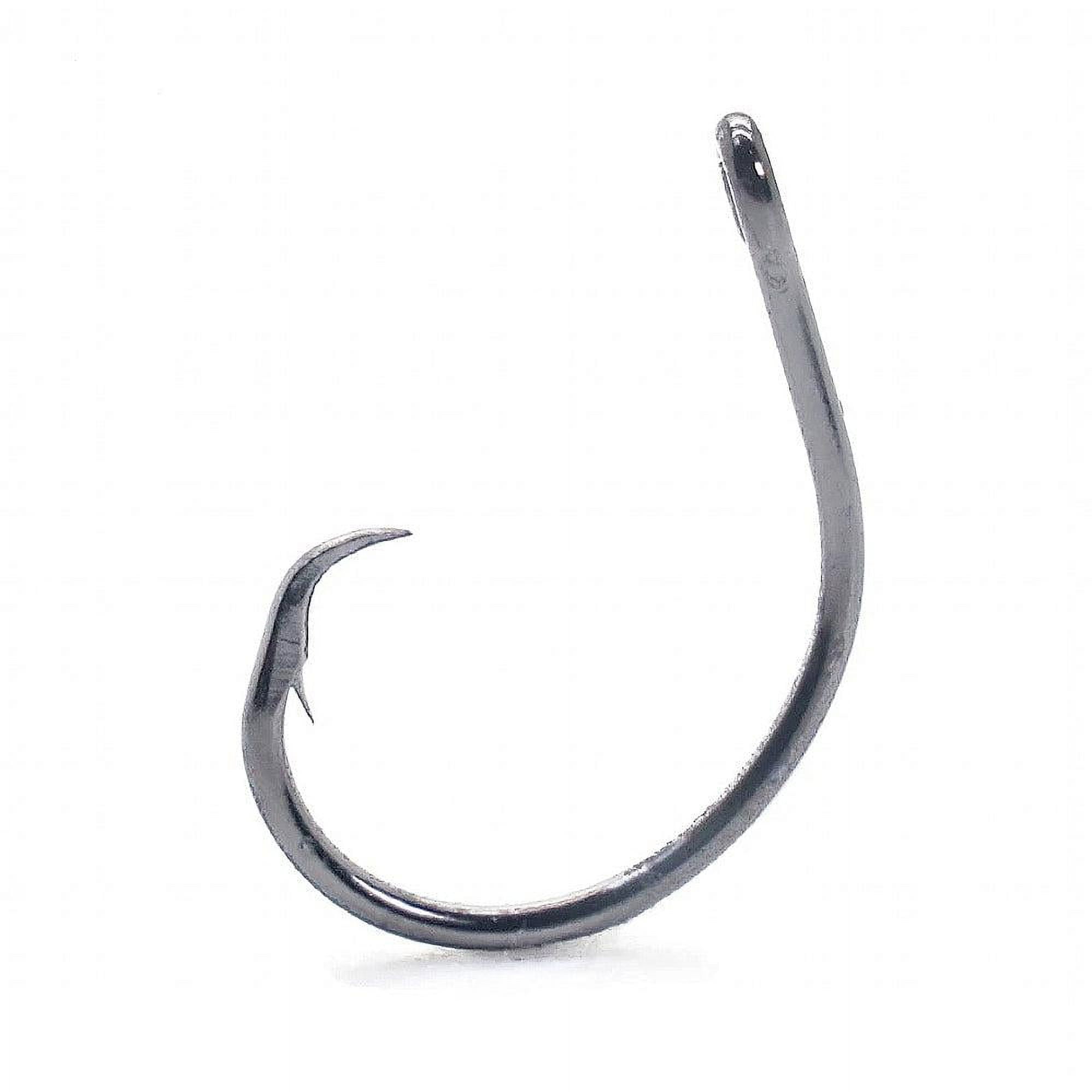 Mustad 39944-BN-8/0-5 Classic Circle Hook Size 8/0 Point Curved ...